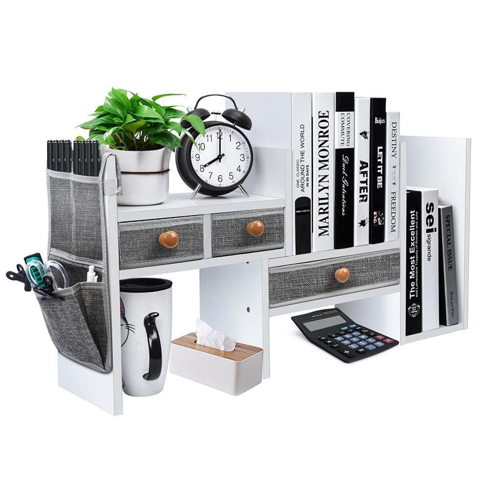 Small Desktop Bookshelf Expandable X cosrack