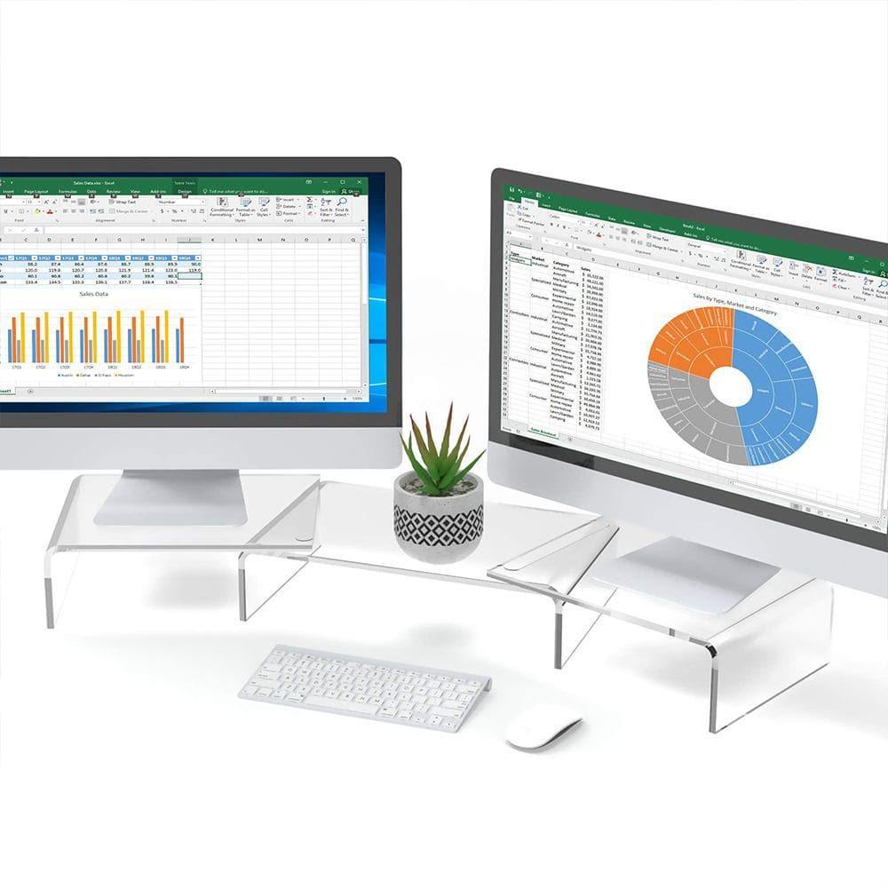 Clear Acrylic Monitor Stand | X-cosrack